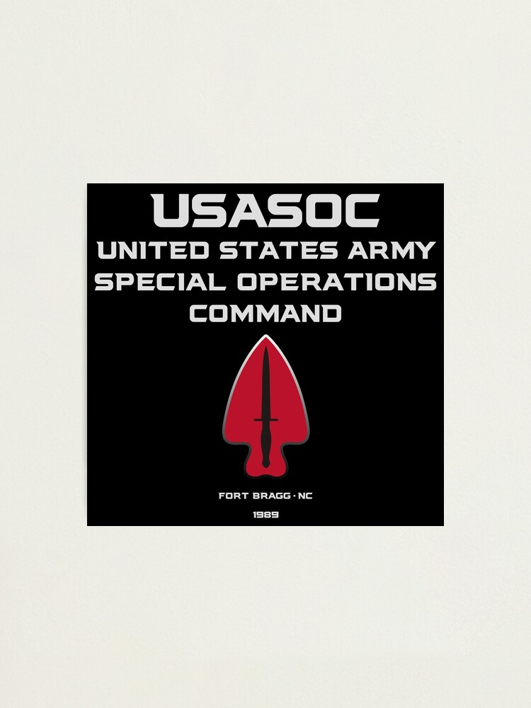 "USASOC United States Army Special Operations Command USA Army #1907 ...