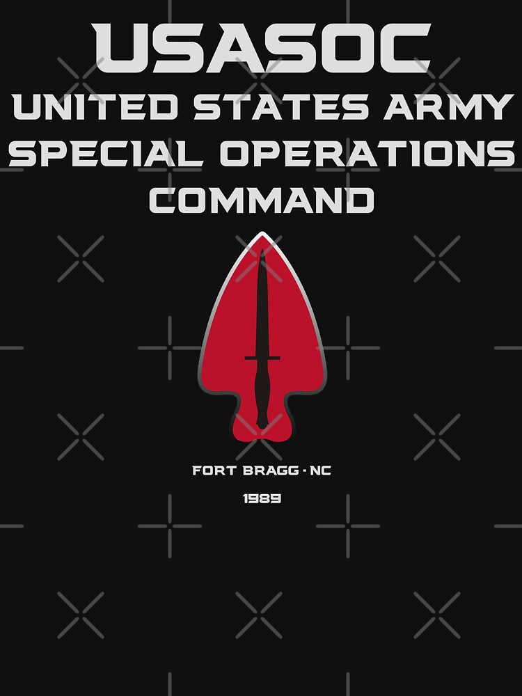 "USASOC United States Army Special Operations Command USA Army #1907" T ...