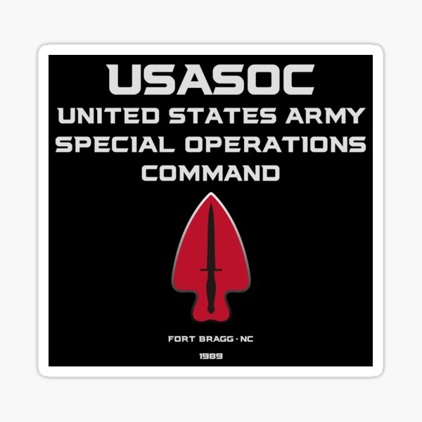 "USASOC United States Army Special Operations Command USA Army #1907 ...