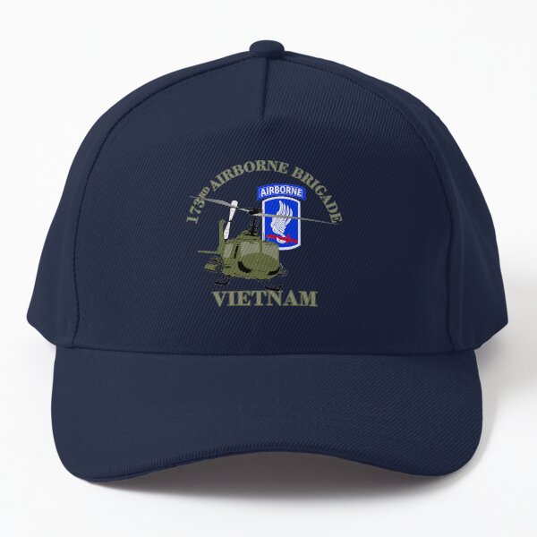 "173rd Airborne Vietnam -UH-1 Gunship" Cap for Sale by MilitaryVetShop ...