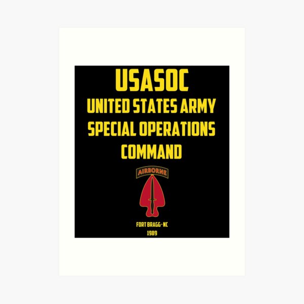 "USASOC United States Army Special Operations Command USA Army #1905 ...