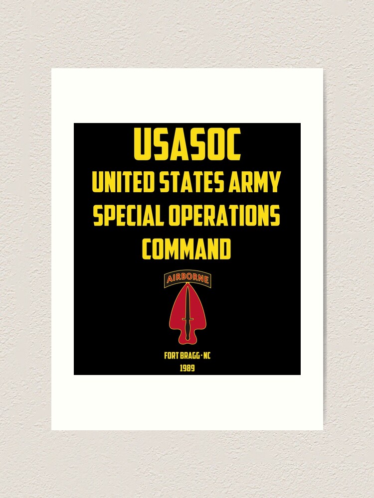 "USASOC United States Army Special Operations Command USA Army #1905 ...