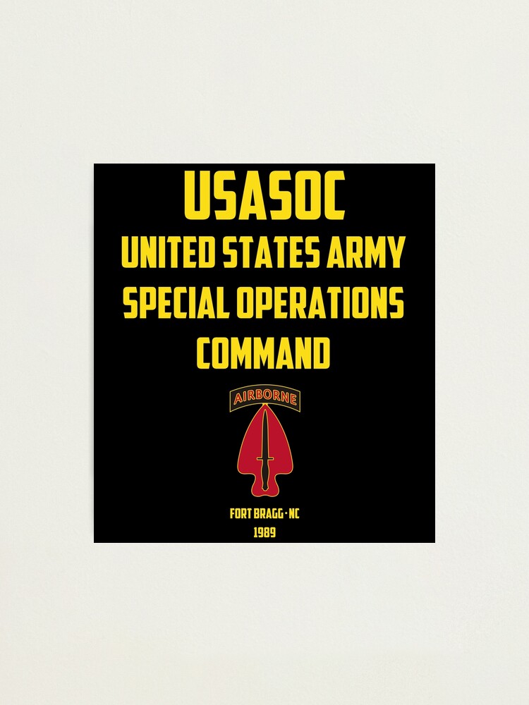 "USASOC United States Army Special Operations Command USA Army #1905 ...