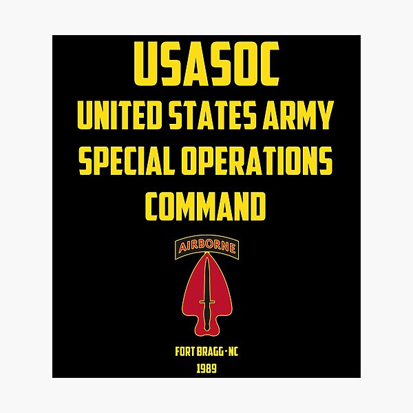 "USASOC United States Army Special Operations Command USA Army #1905 ...