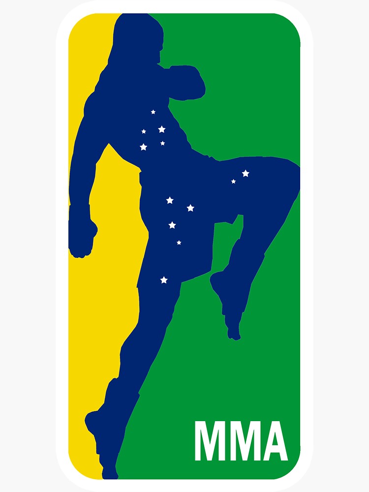 "Brazil MMA" Sticker by mmathings | Redbubble