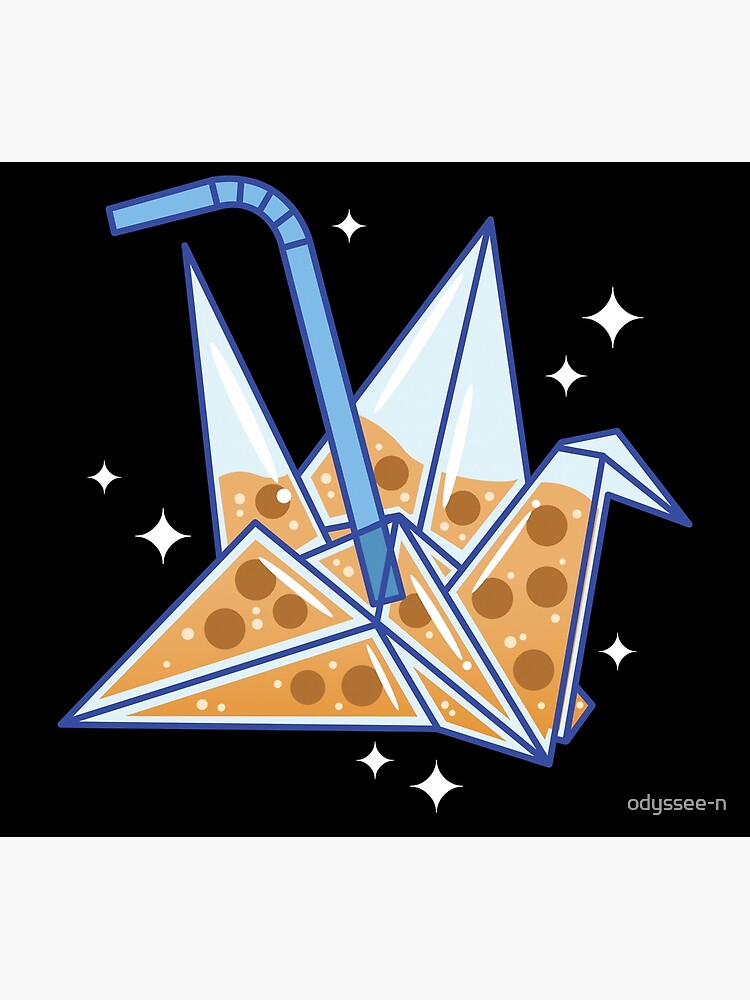 "Kawaii Bubble Tea Boba Tea Origami" Art Print for Sale by odyssee-n ...