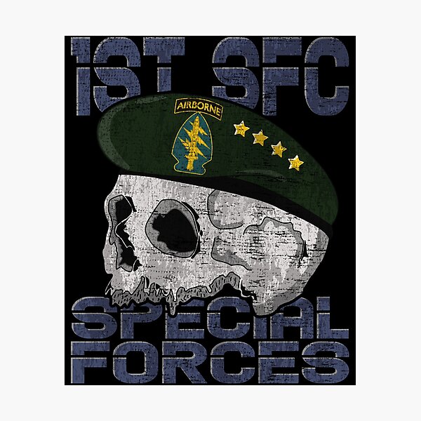 "US 1st Special Forces Command Airborne USA Army #1913" Photographic ...