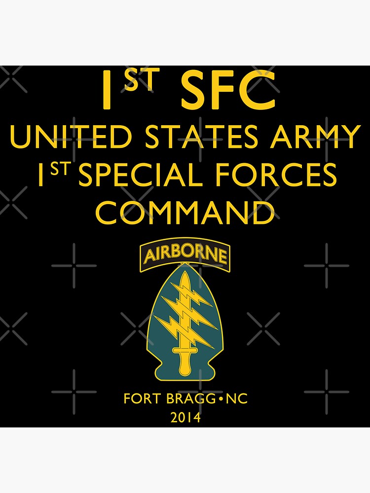 "US 1st Special Forces Command Airborne USA Army #1911" Sticker by Rare ...