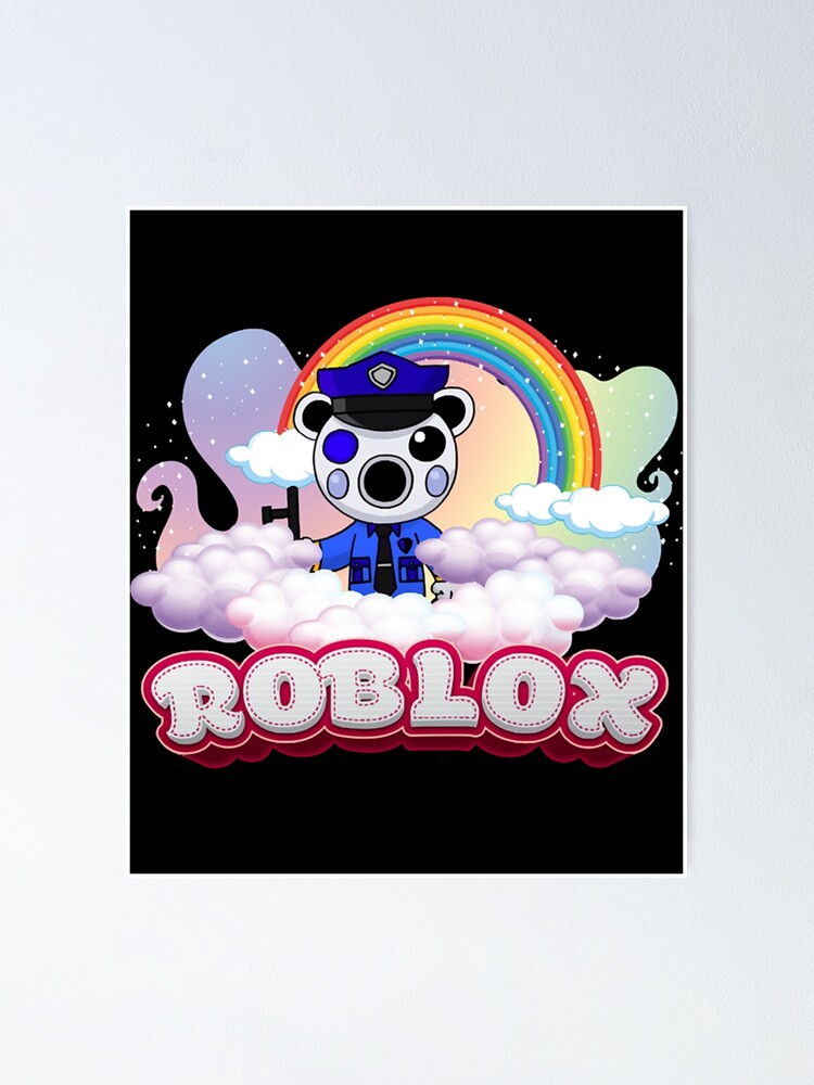 "Cloudy Rainbow Roblox Poley " Poster by DarrianMyDe | Redbubble