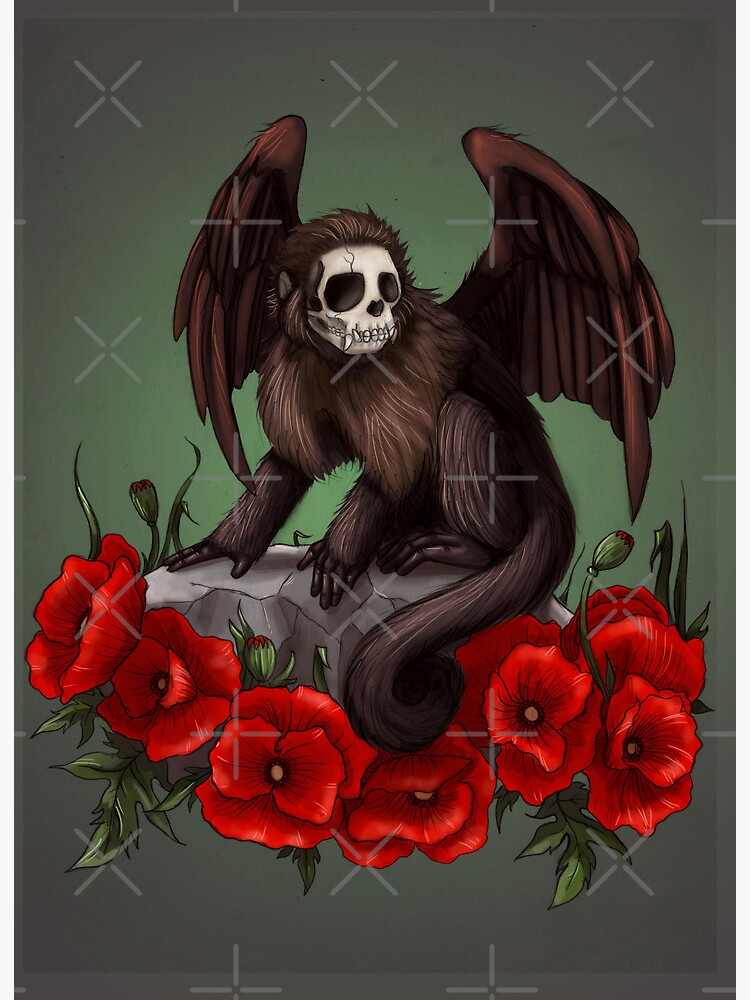 "Flying Monkey" Art Board Print for Sale by ERWhittingham | Redbubble