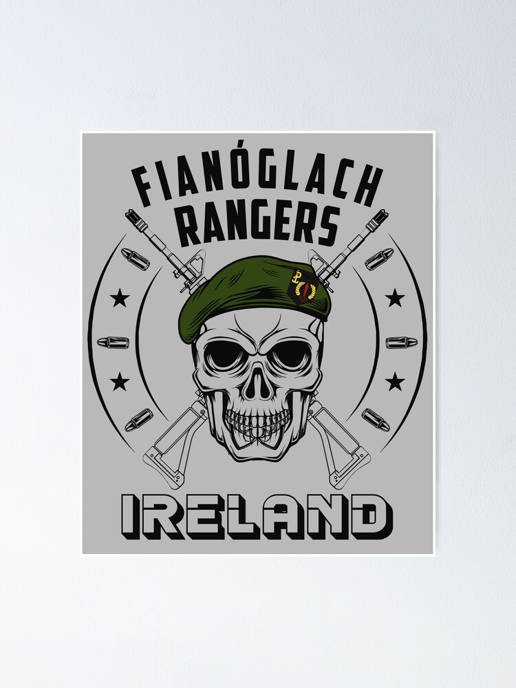 "Irish Army Ranger Wing Fianoglach Ireland Army #1919" Poster for Sale ...