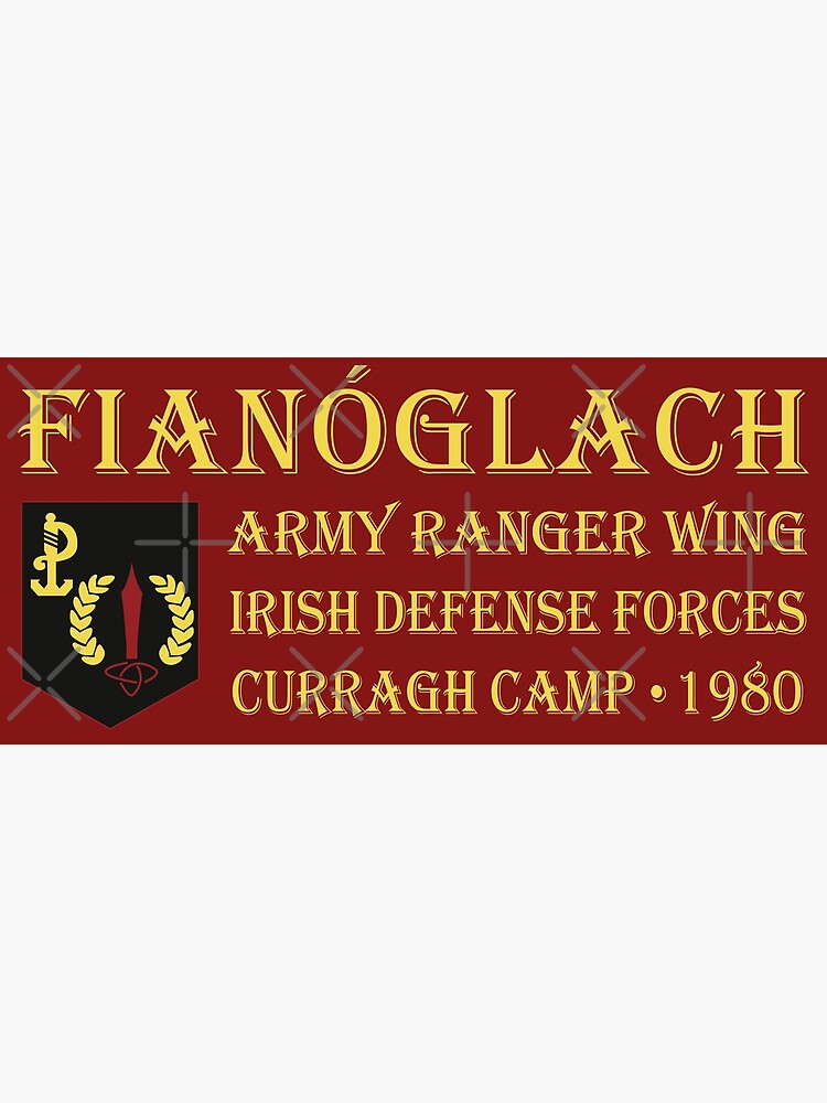 "Irish Army Ranger Wing Fianoglach Ireland Army #1917" Poster for Sale ...