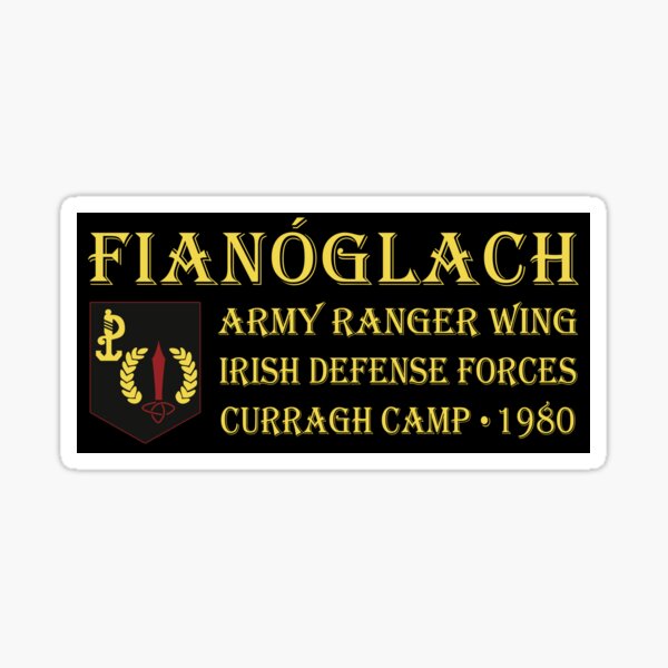 "Irish Army Ranger Wing Fianoglach Ireland Army #1917" Sticker by Rare ...