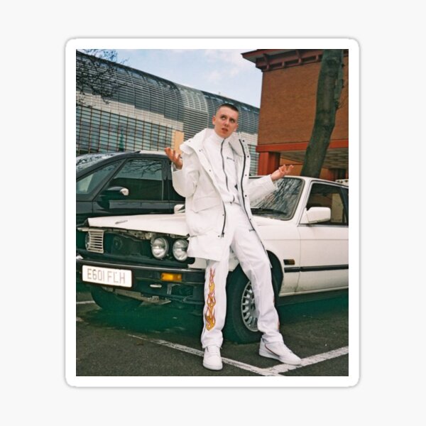 "Aitch UK Drill Poster - Aitch rapper" Sticker by CamilaJane | Redbubble