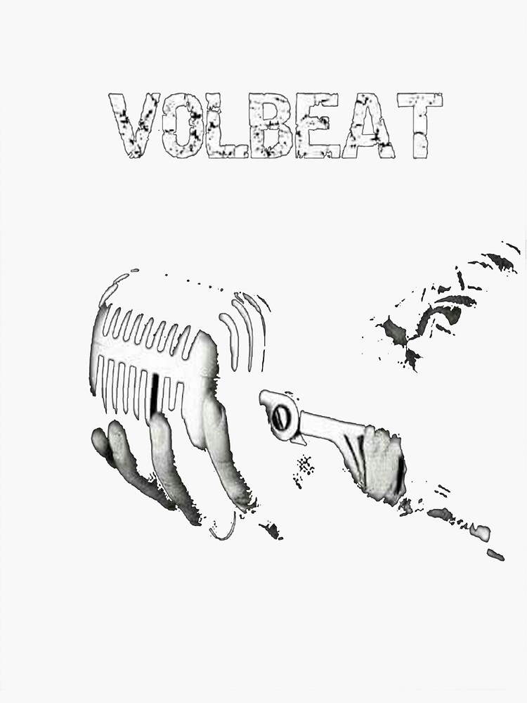 "VOLBEAT Music essential " Sticker by Tousey7 | Redbubble