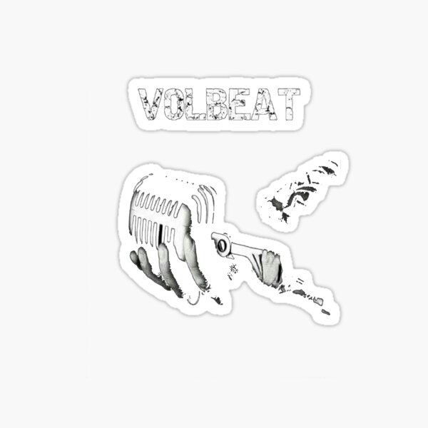 "VOLBEAT Music essential " Sticker by Tousey7 | Redbubble