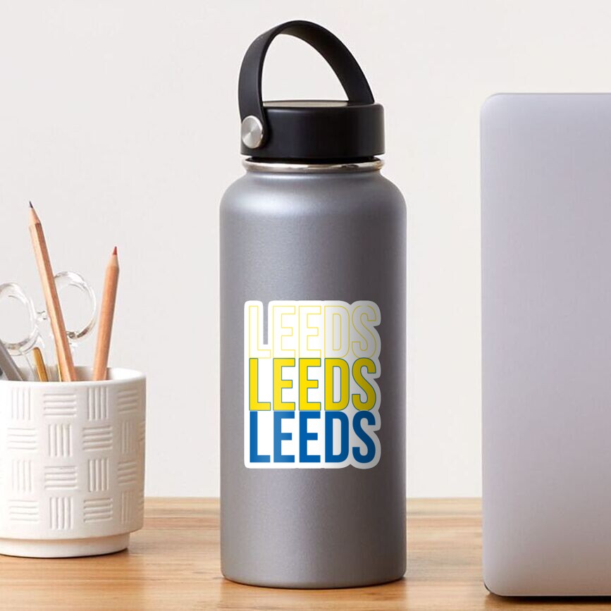 "LEEDS UNITED" Sticker by Gibs-Shirt | Redbubble