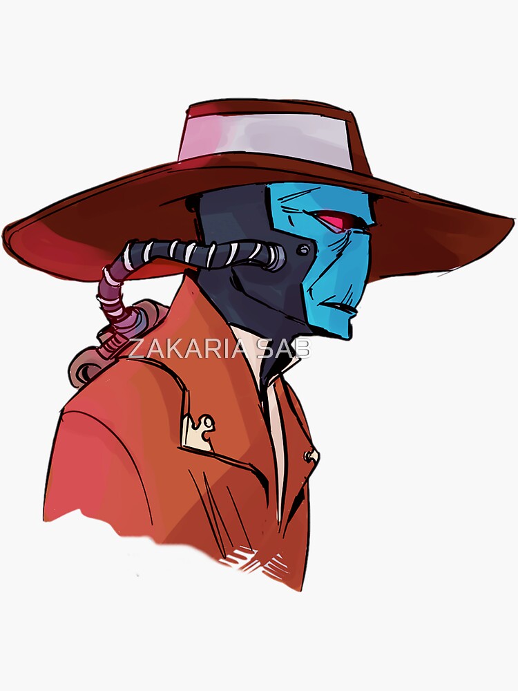"Cad bane character" Sticker by ZAKARIASAB | Redbubble