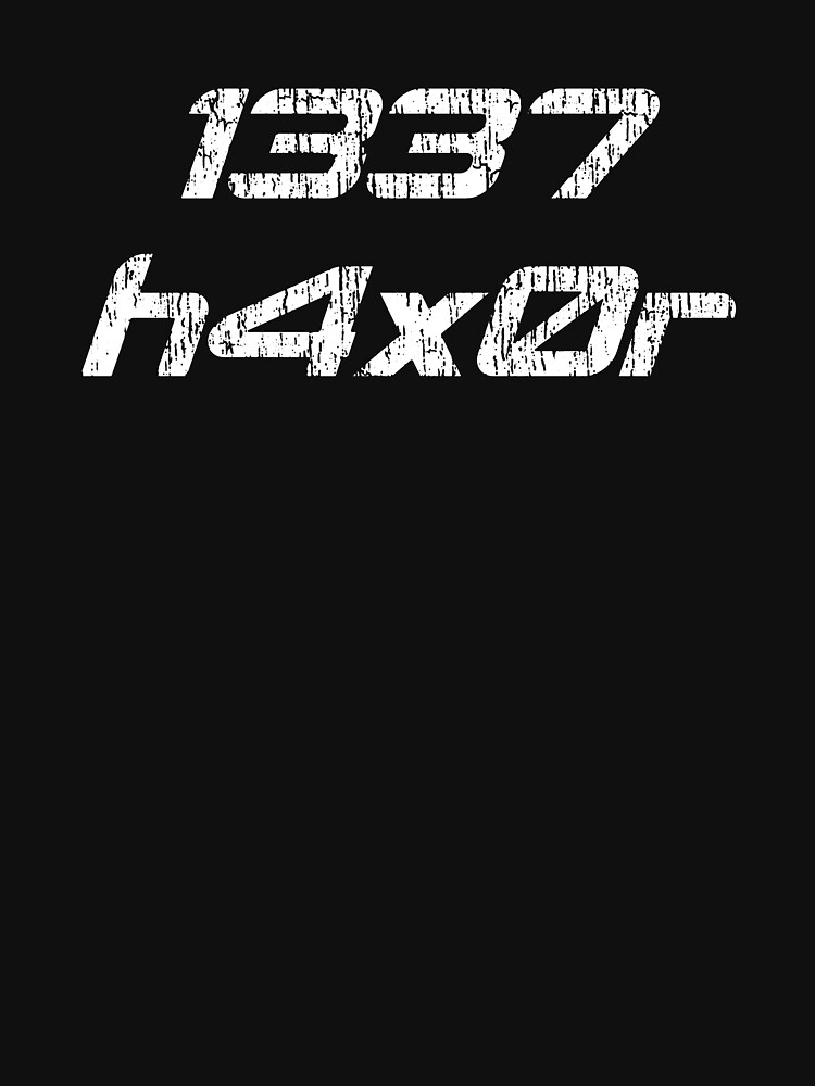 "Leet Haxor 1337 Computer Hacker" Essential T-Shirt for Sale by ...