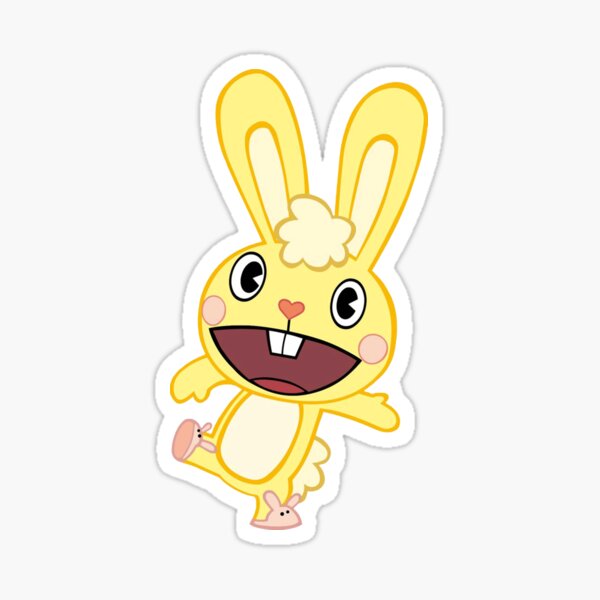 "Cuddles - Happy Tree Friends " Sticker for Sale by OtakuEmporium ...