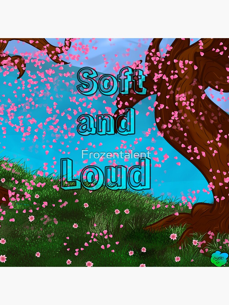 "Soft and Loud Japanese cherry tree" Sticker for Sale by Frozentalent ...