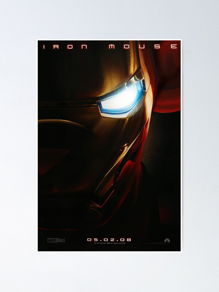 "Iron Mouse Movie Poster" Poster for Sale by 13thFloorDesign | Redbubble