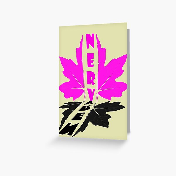 " Nerv simple logo" Greeting Card for Sale by Khadija1987 | Redbubble
