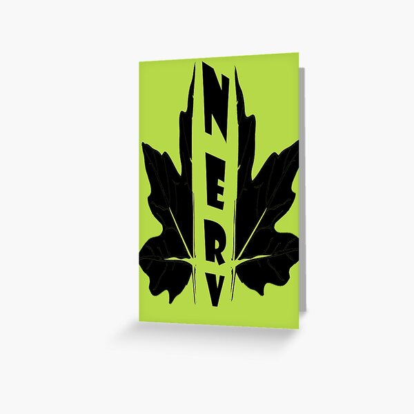 " Nerv simple logo" Greeting Card by Khadija1987 | Redbubble