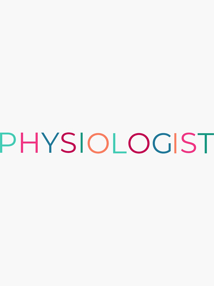 "Physiologist" Sticker for Sale by Augustine98 | Redbubble