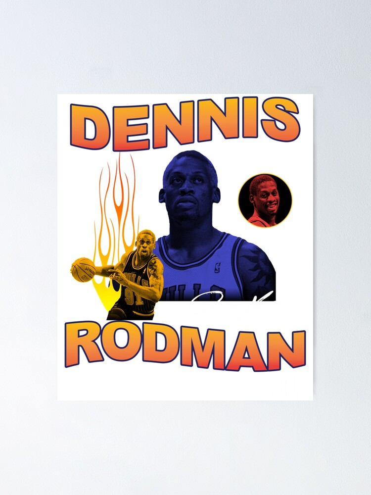 "Dennis Rodman " Poster by PeekaPeekaBoom | Redbubble
