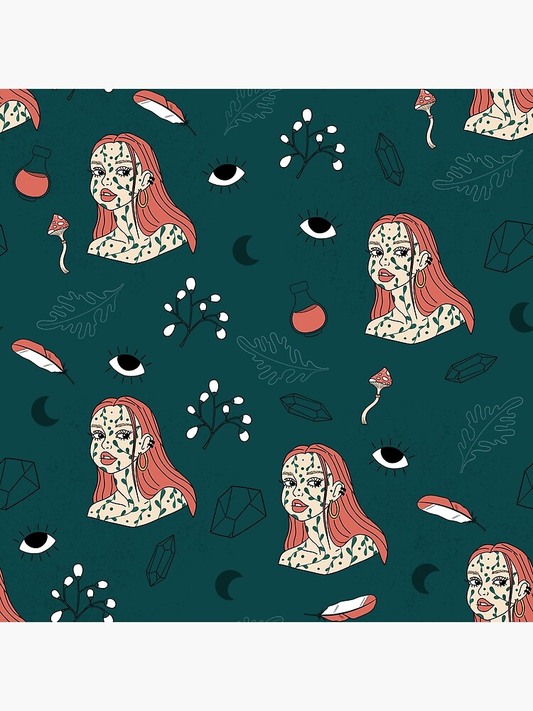 Magic Girl Poster For Sale By Supchek Redbubble