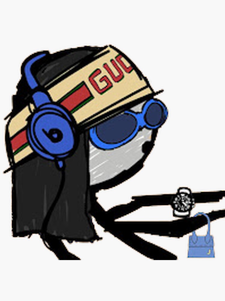 "Mfer Chick NFT Artwork" Sticker for Sale by timothy10111 | Redbubble