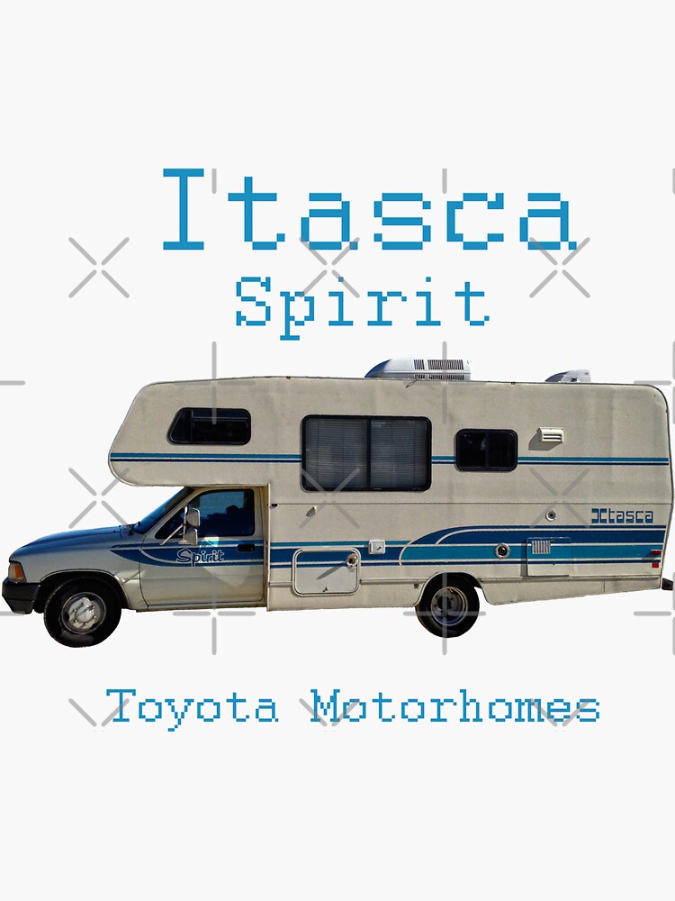 "Toyota Itasca Spirit Motorhome " Sticker by ButchPetty | Redbubble