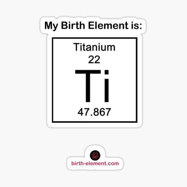 "Titanium" Sticker by Wvonnoh | Redbubble