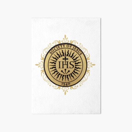 Lámina rígida «Compañía de Jesús Símbolo, Jesuitas, IHS, San Ignacio de ...