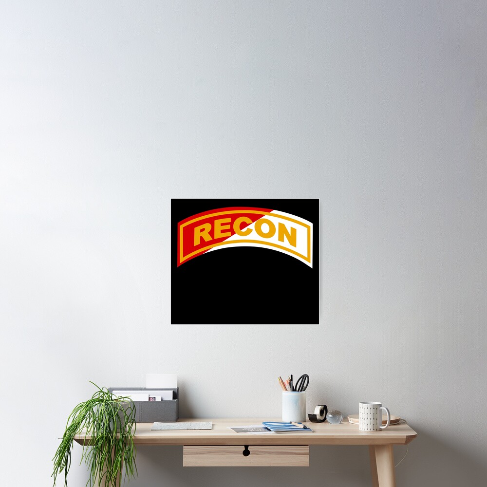 "Recon Tab - Cav Scout colors" Poster for Sale by SoupSandwitch | Redbubble
