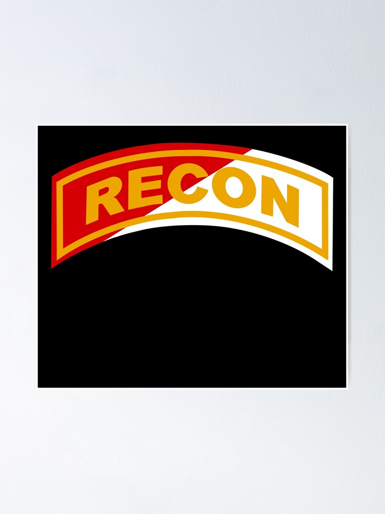 "Recon Tab - Cav Scout colors" Poster for Sale by SoupSandwitch | Redbubble