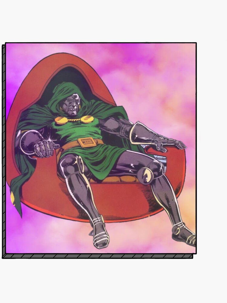 "DOCTOR DOOM" Sticker by themadmoos | Redbubble