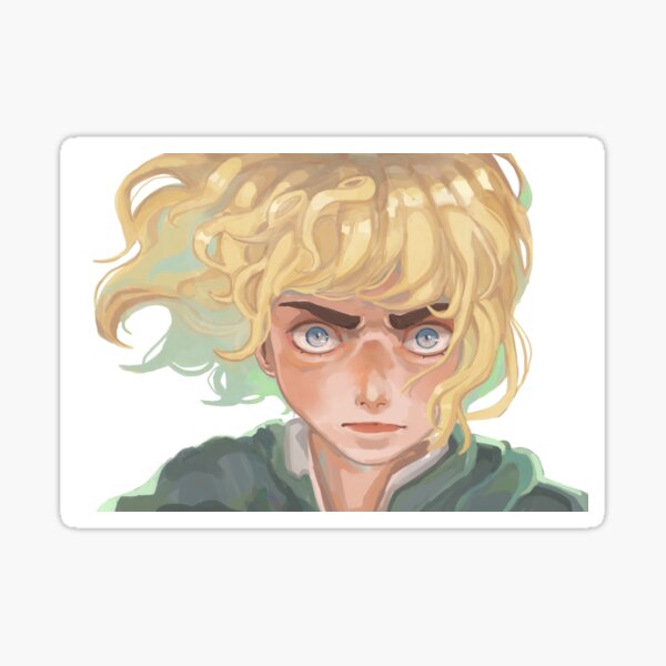"Armin - Attack on Titan" Sticker for Sale by Miokieee | Redbubble