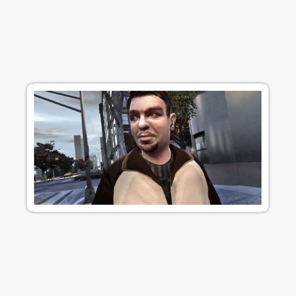 "GTA 4 Roman " Sticker by Alfi-Red | Redbubble