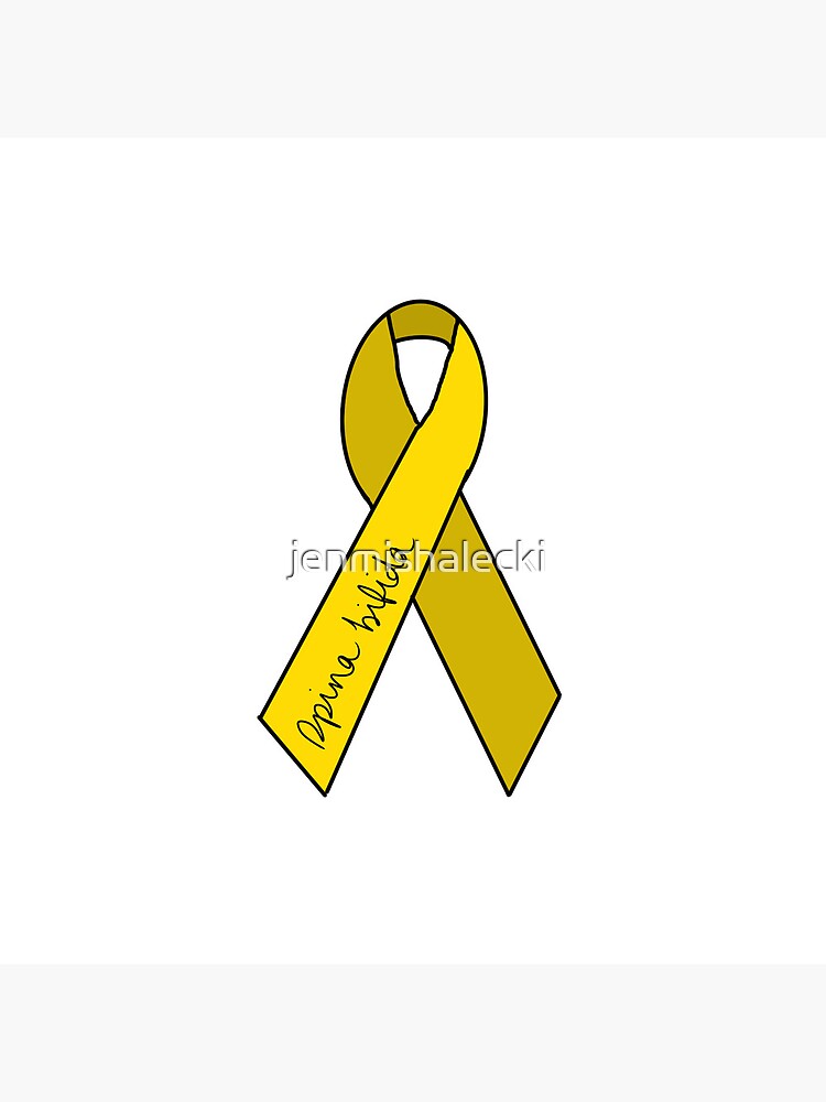 "Spina Bifida Awareness Ribbon " Art Print for Sale by jenmishalecki ...