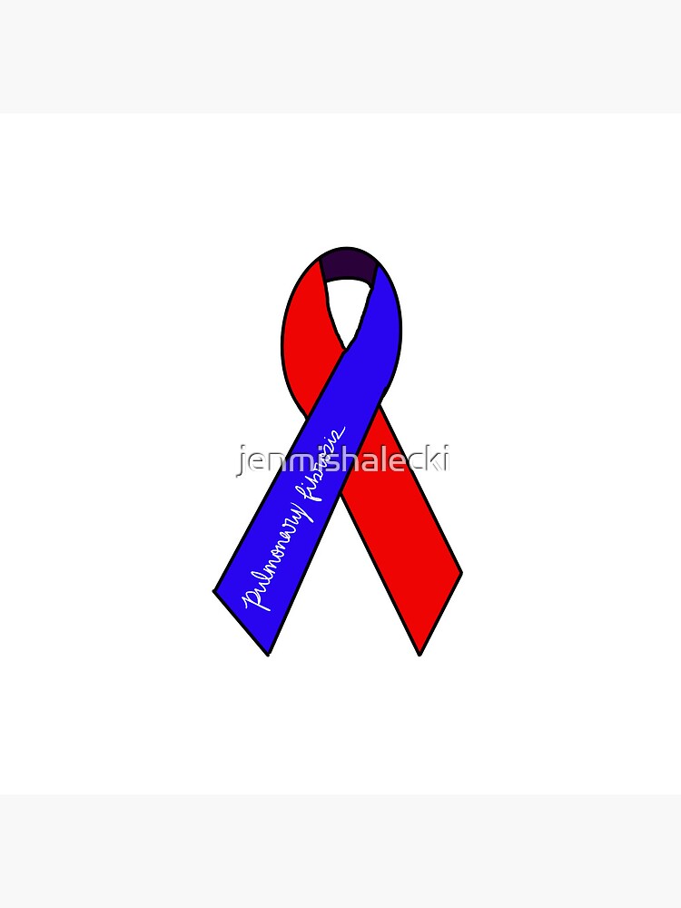 "Pulmonary Fibrosis Awareness Ribbon " Art Print for Sale by ...