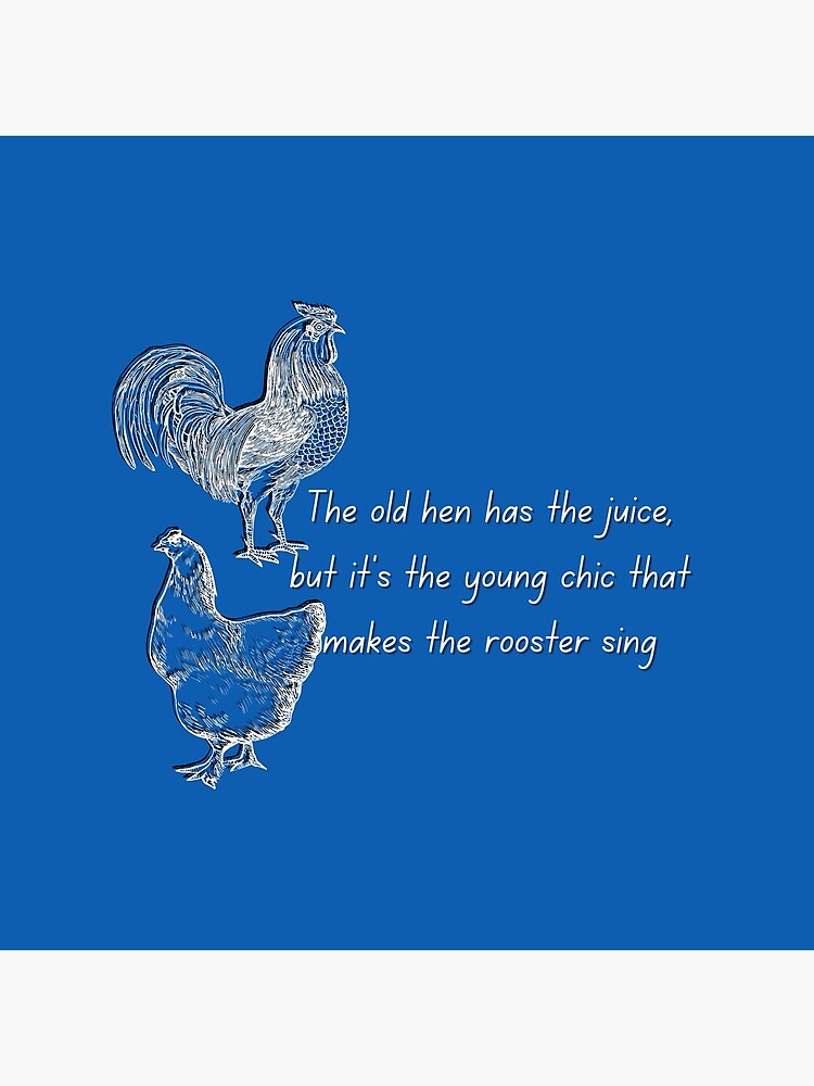 "The Old Hen & The Rooster" Poster for Sale by ItsAllGreek2Me | Redbubble
