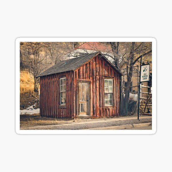 "Old Time Building in the 1800's" Sticker for Sale by RadiantBecca ...