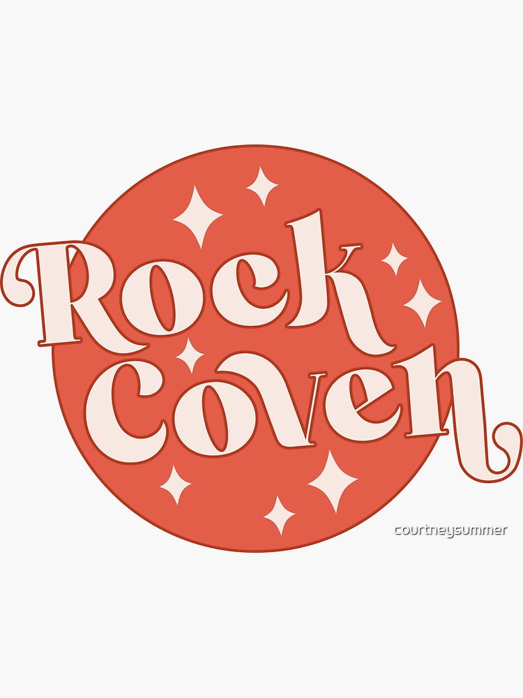"Rock Coven" Sticker by courtneysummer | Redbubble