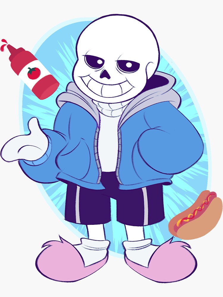 "Sans (Pacifist)" Sticker by gaegrlelwurd | Redbubble
