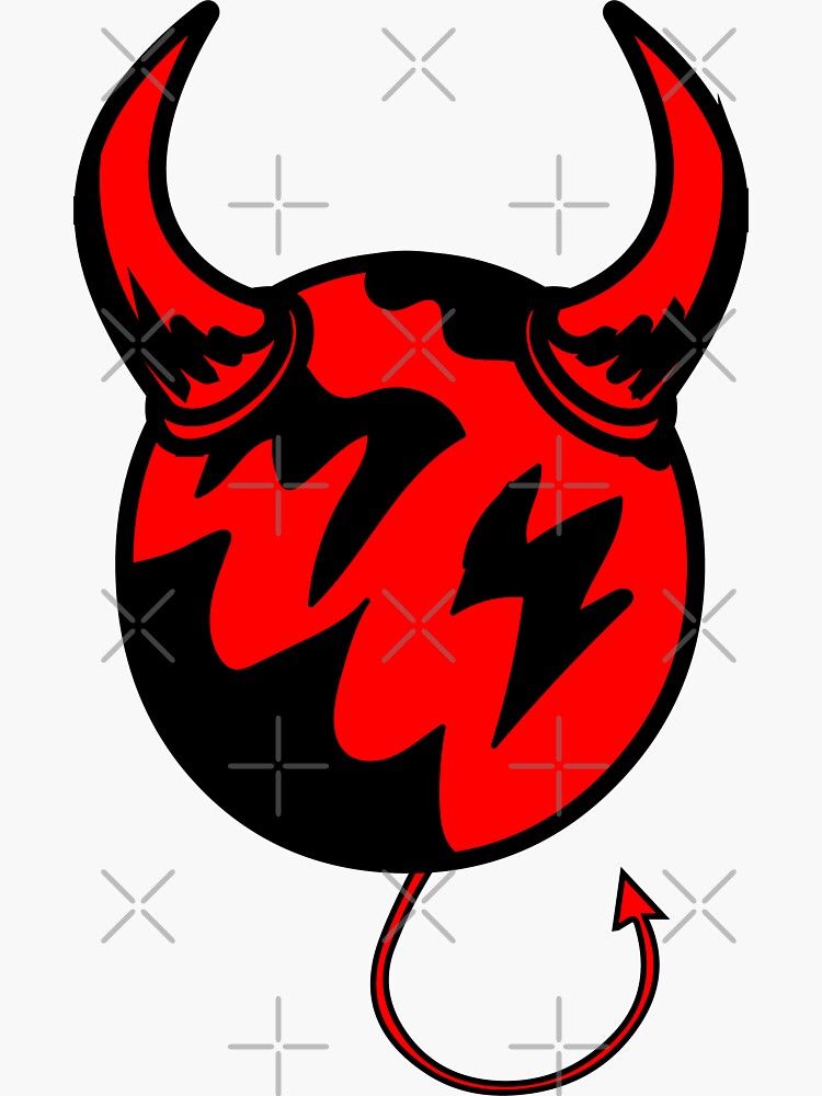 "The Devil's Playground Design Productive Strings Brand" Sticker by ...