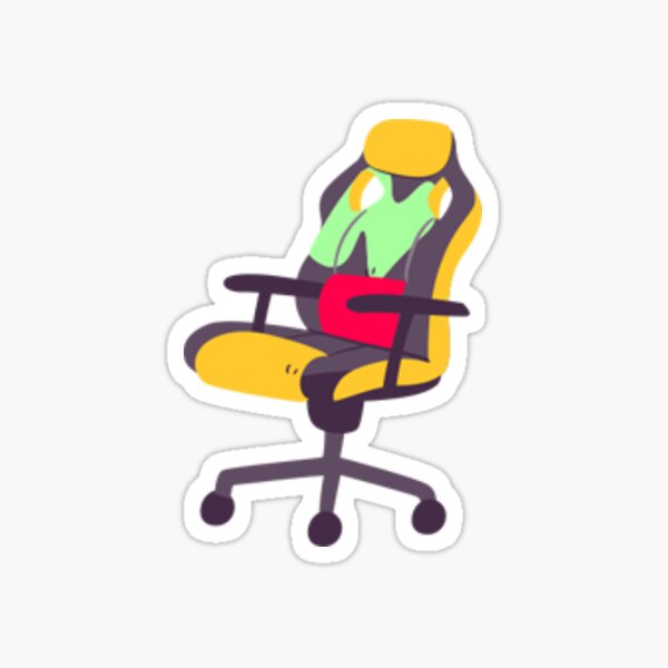 "gaming chair stickers" Sticker by Asou03 | Redbubble