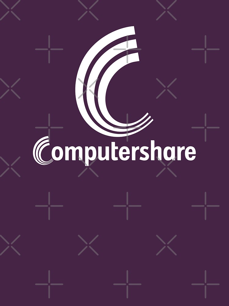 "Computershare Logo" T-shirt for Sale by RubenCRM | Redbubble | purple ...