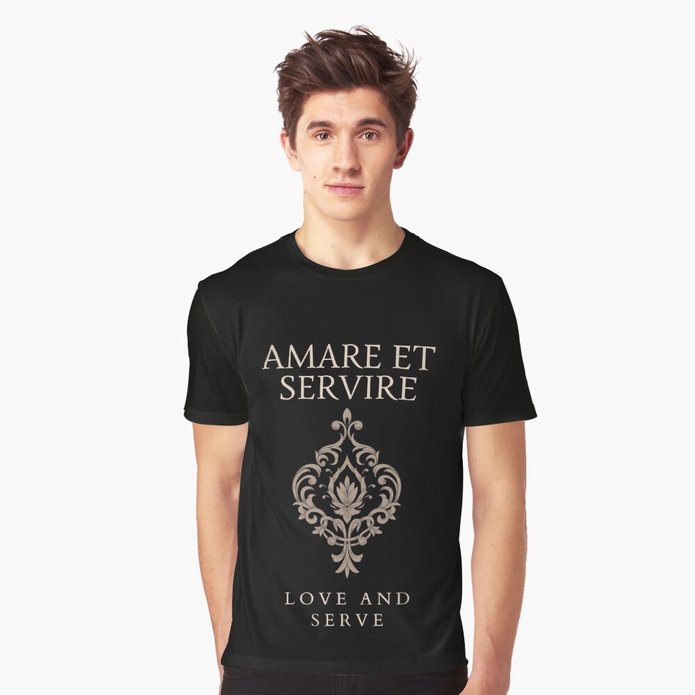 "Copy of Amare Et Servire - Love And Serve - Old Latin Phrase " Poster ...